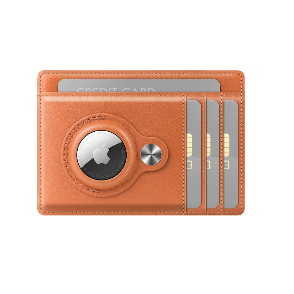 AirTag Trackable Leather Wallet | RFID Blocking | 1-10 Cards Storage ...